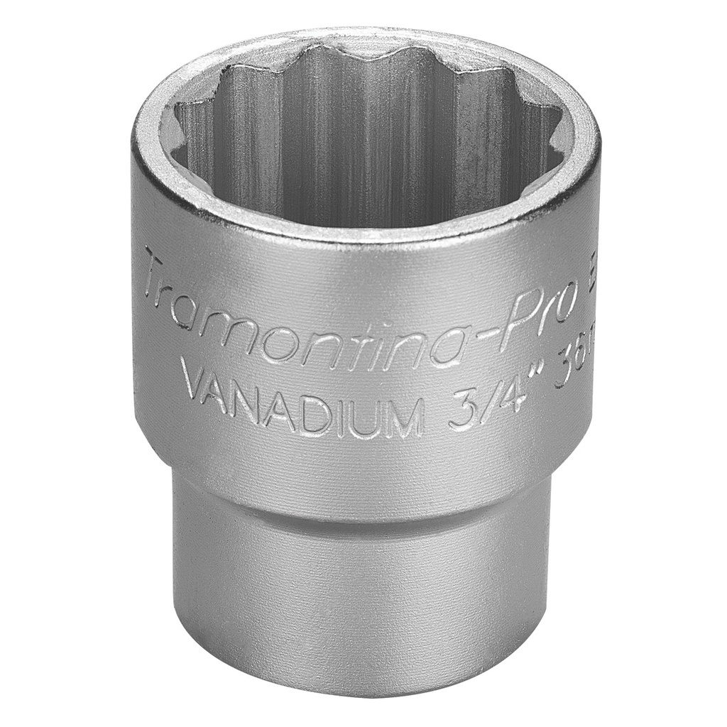 41 mm Chrome Vanadium Steel 12 Point Socket - 3/4" Square Drive ...